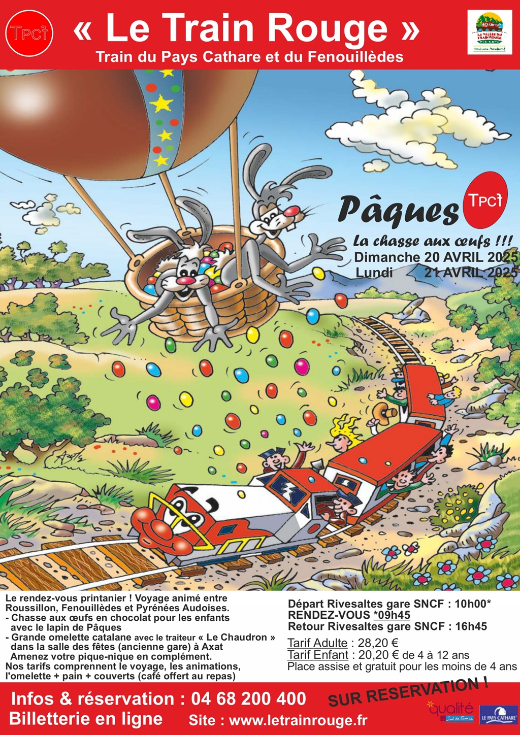 La Vallée du Train Rouge | Train Rouge, train touristique